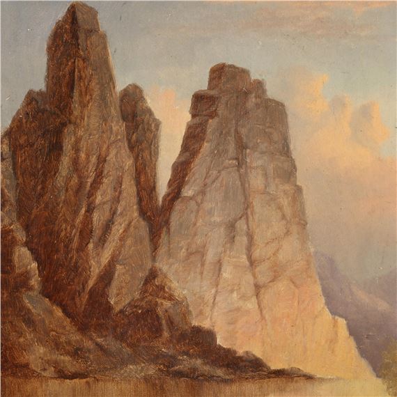 Carl Christian Brenner | Landscape with Rock Formations | MutualArt