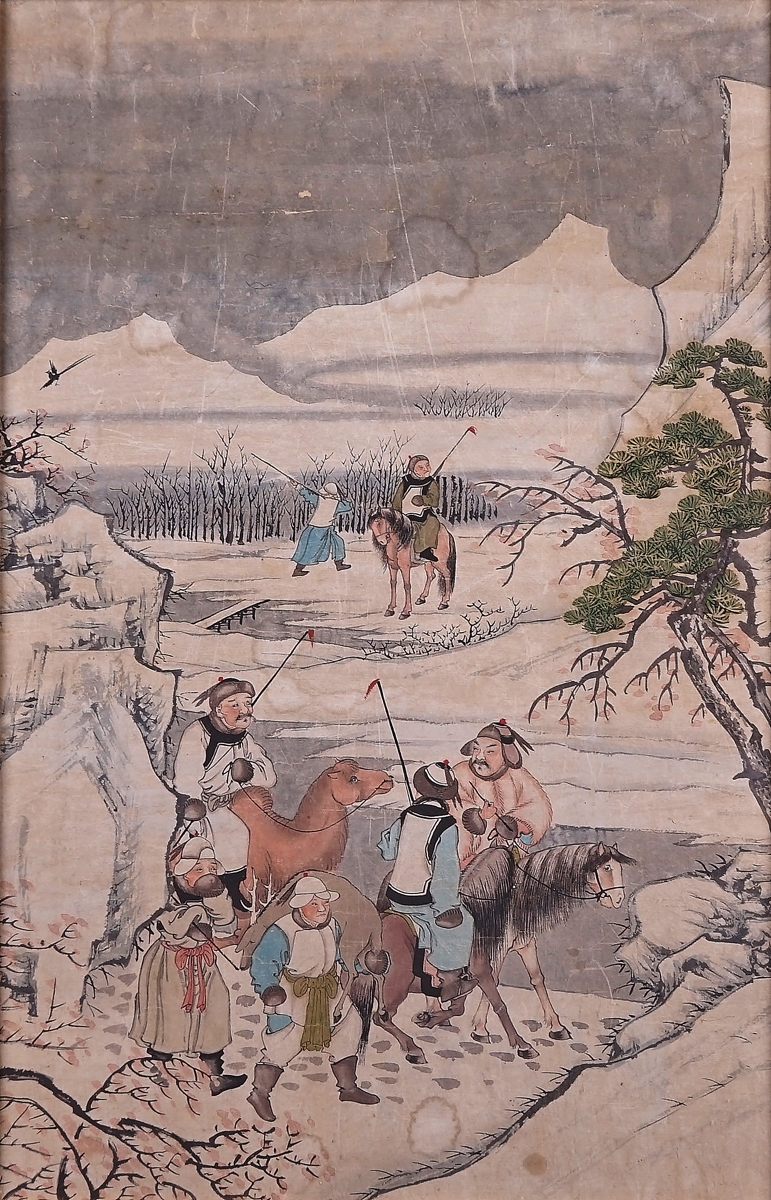 Chinese School, 19th Century | Manchu hunting scene | MutualArt