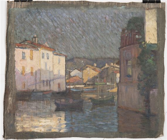 John Weeks | Canal Scene | MutualArt