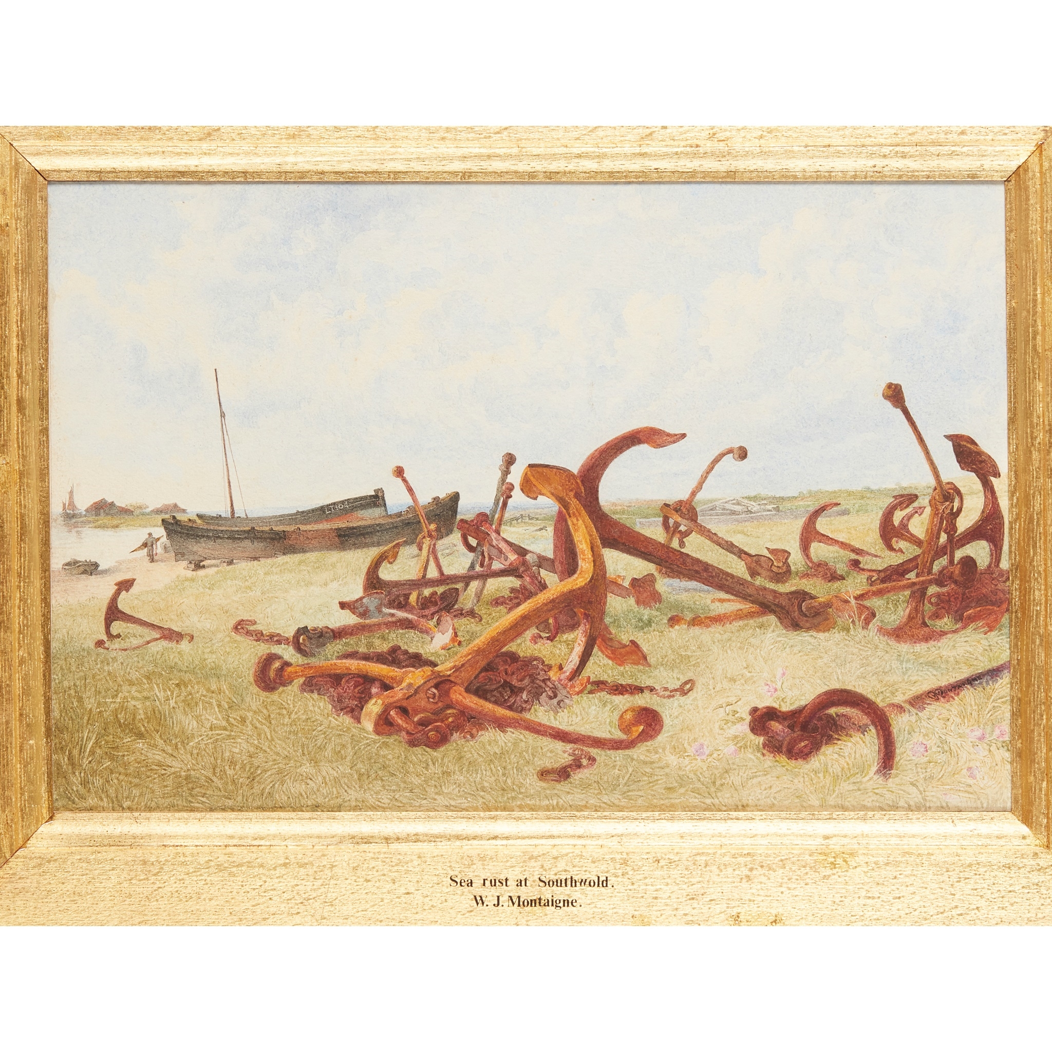 William John Montaigne | SEA RUST AT SOUTHWOLD ON THE BANKS OF THE ...