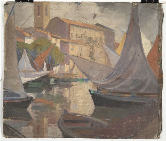 John Weeks | Harbour Scene | MutualArt