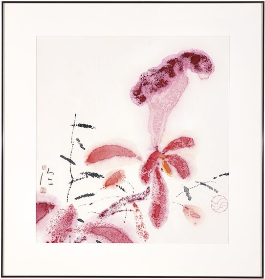 Chen Jialing | Flowers and Red Leaves | MutualArt