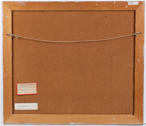 Margaret Firth | Patchwork on Red (1975) | MutualArt