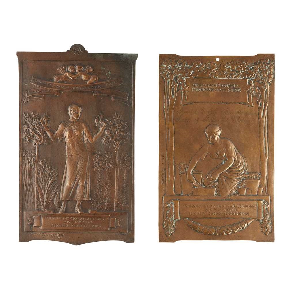 Sir William Hamo Thornycroft | TWO COMMEMORATIVE PLAQUES (1919) | MutualArt