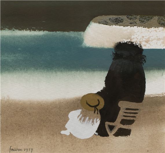 Mary Fedden | Watching the Waves (1977) | MutualArt