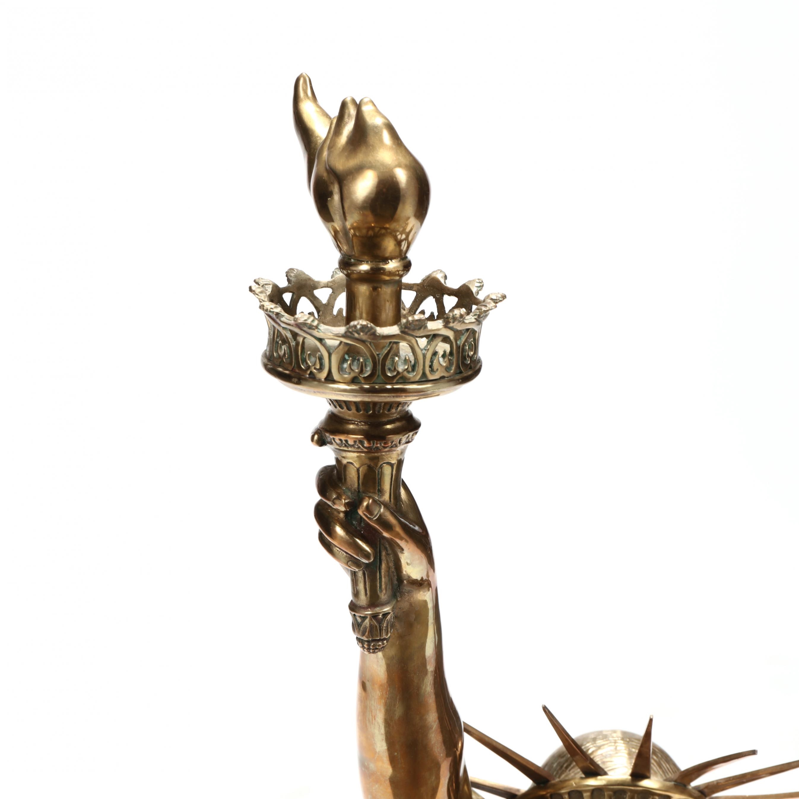 Frederic-Auguste Bartholdi | Gilt Bronze Casting of the Statue of ...