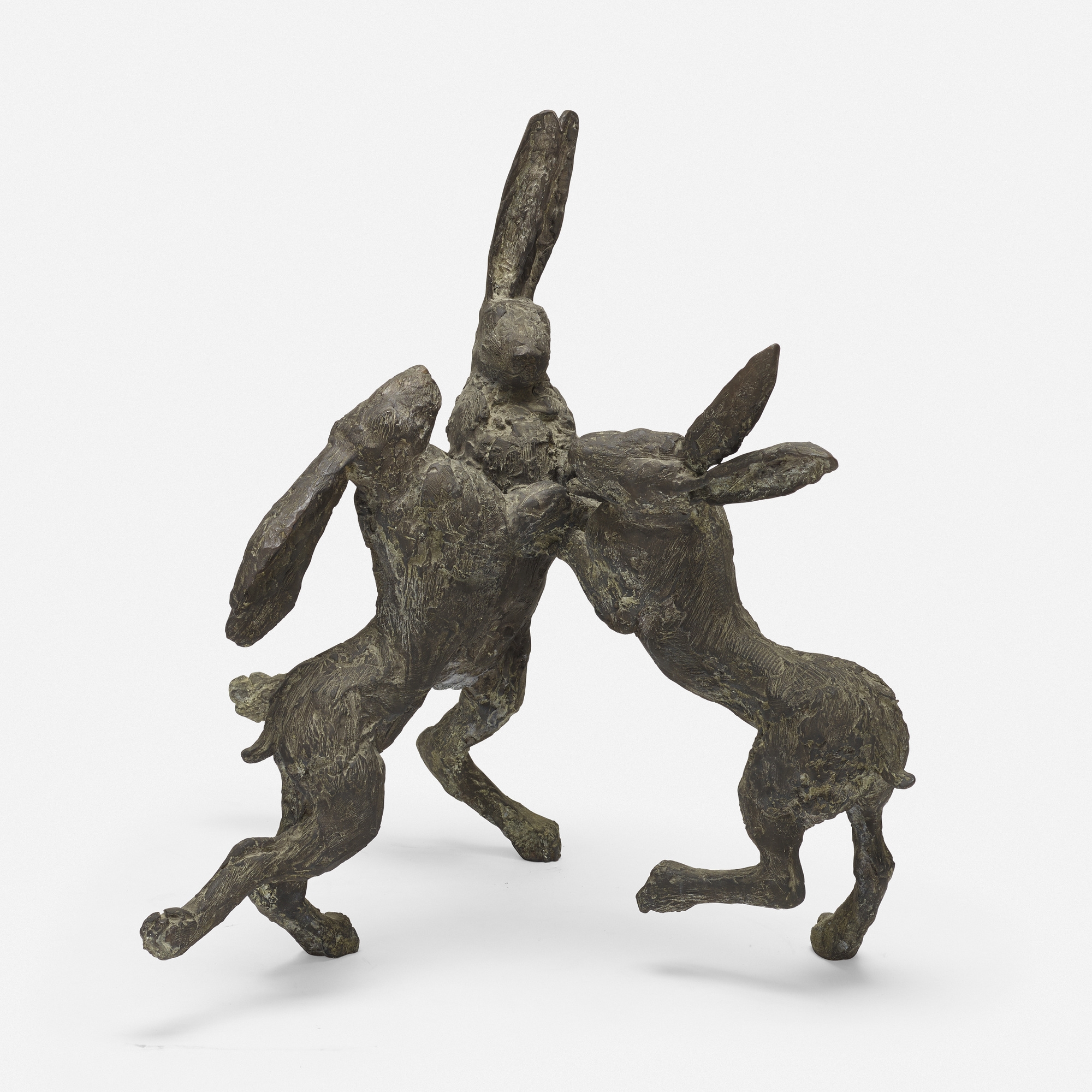 Sophie Ryder | Dancing Hares (1992) | MutualArt