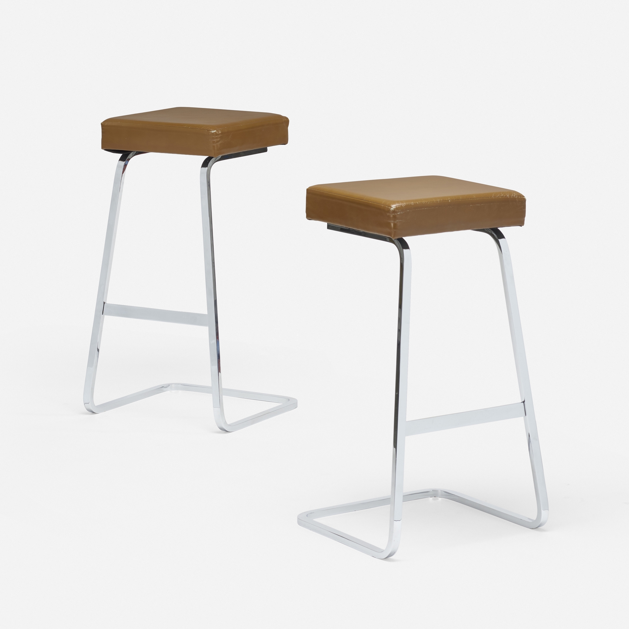 Philip Johnson | Four Seasons bar stools, pair (Circa 1980) | MutualArt