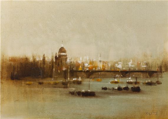 Anthony Klitz | London from the Thames | MutualArt