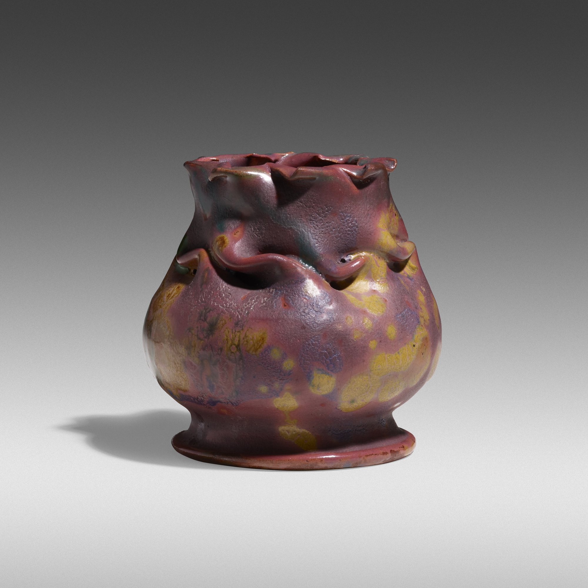 George Ohr | vase (1898 - 1910) | MutualArt