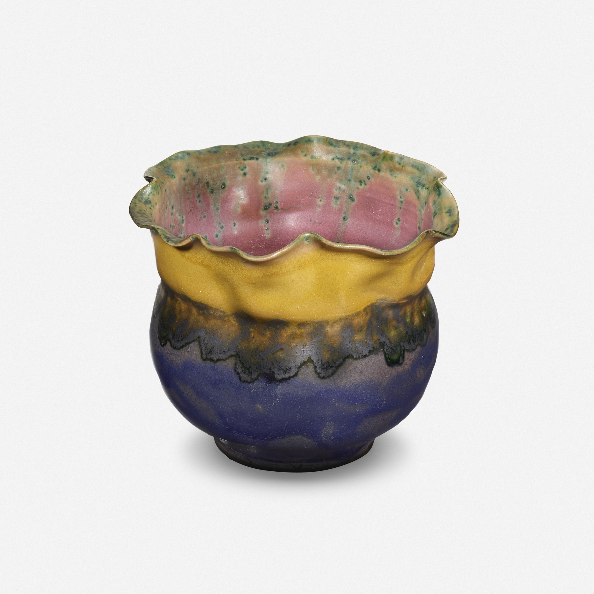 George Ohr | vase (1898 - 1910) | MutualArt