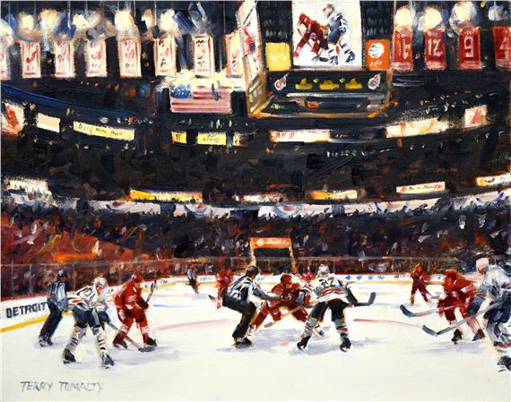 Terry Tomalty | Joe Lewis Arena - Detroit. Det. Vs Chicago | MutualArt