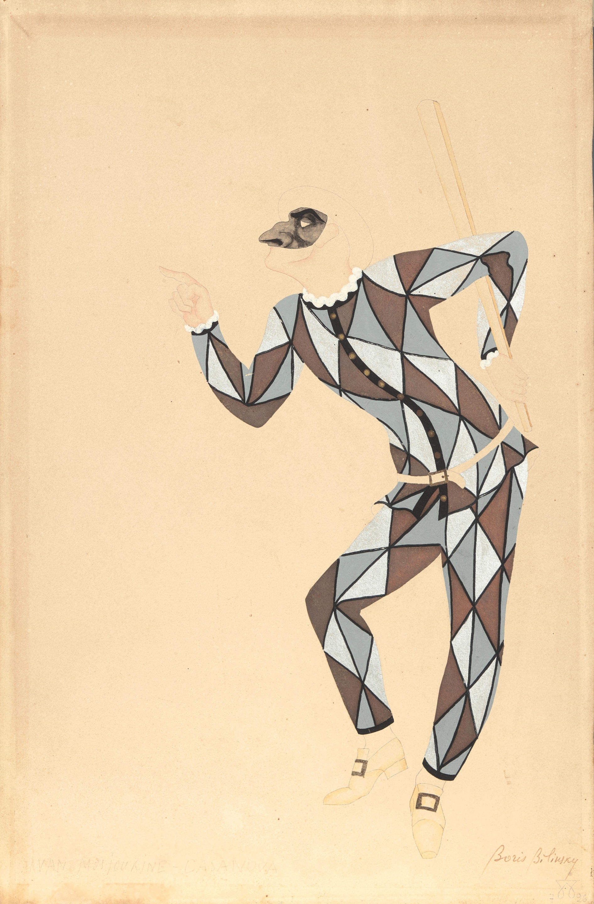 Boris Konstantinovitch‏ Bilinsky | Three costume designs for the film ...