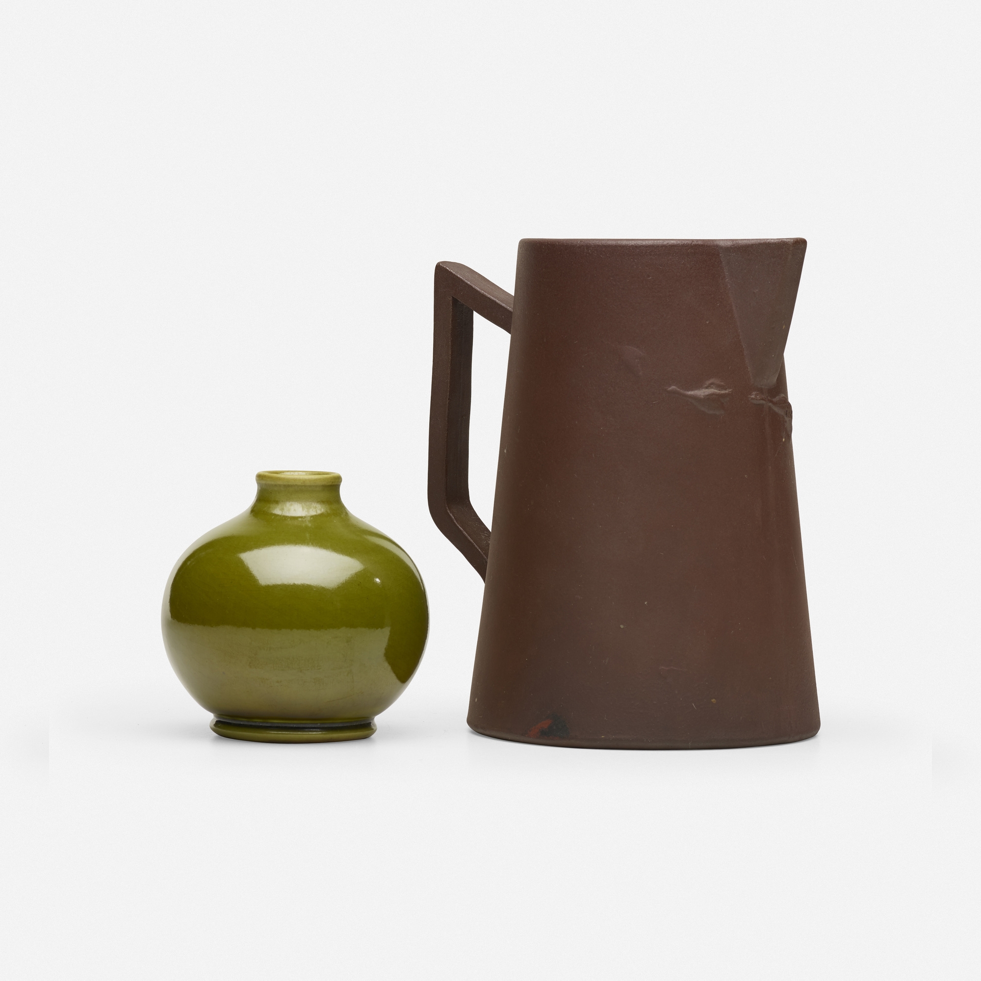 Fred Robertson | Cabinet vase and pitcher (1898 - 1906) | MutualArt