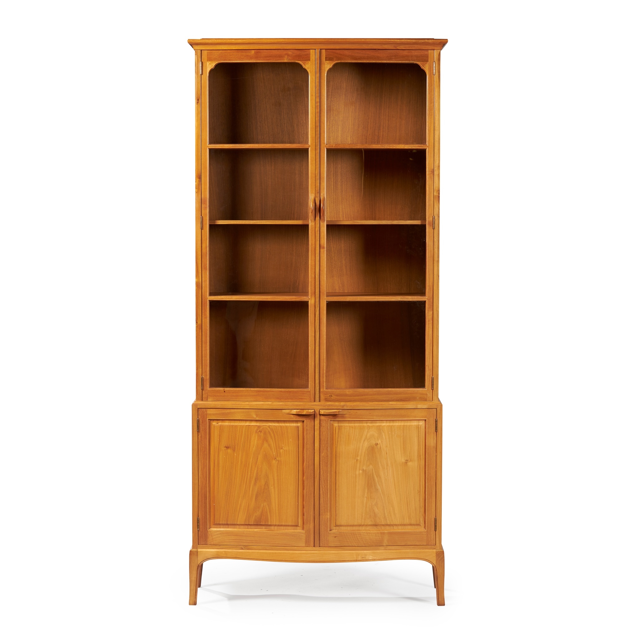 Edward Barnsley | BOW-FRONT DISPLAY CABINET | MutualArt