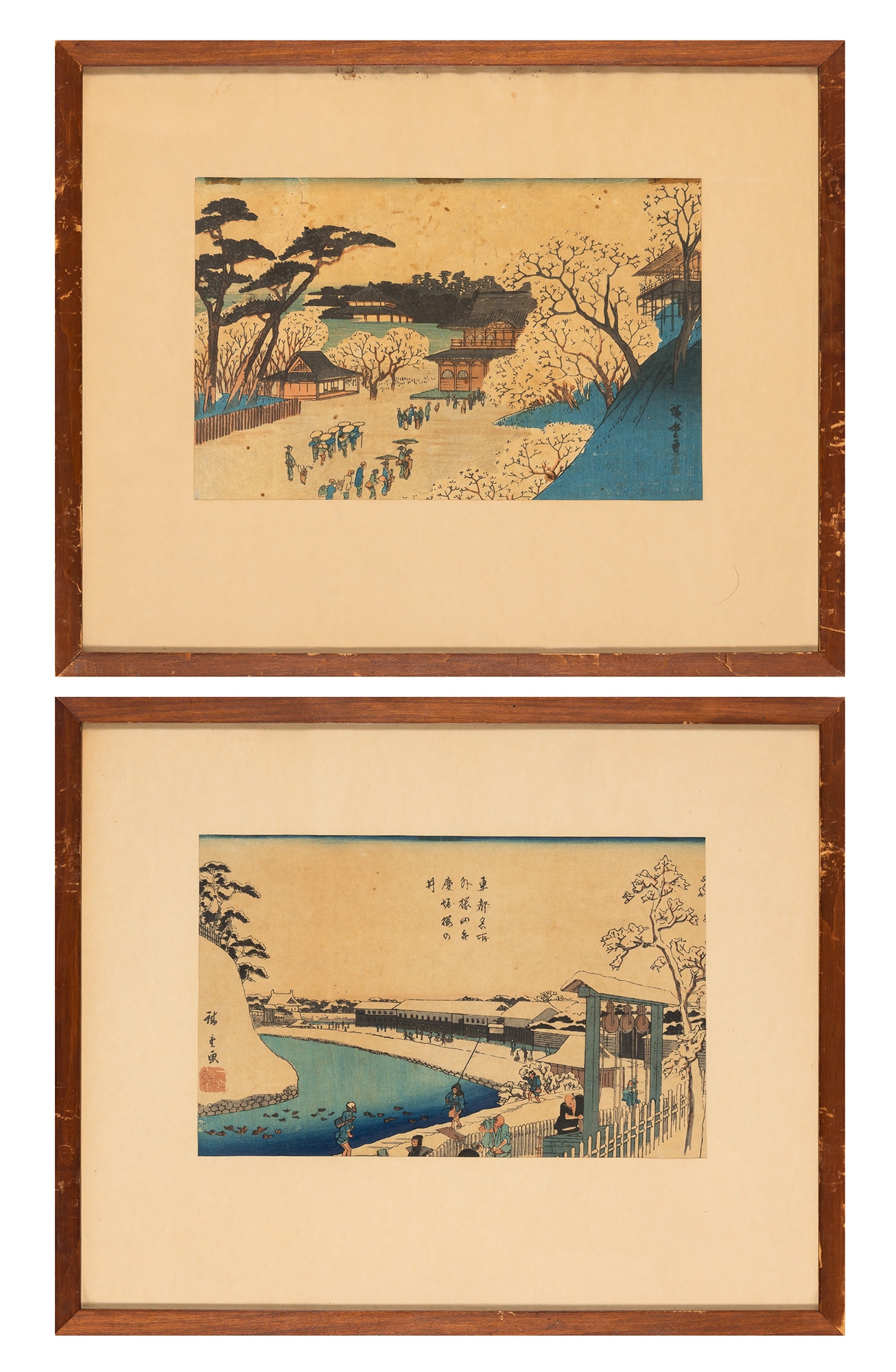 Utagawa Hiroshige | Two Japanese Ukiyo-e Prints by Hiroshige | MutualArt
