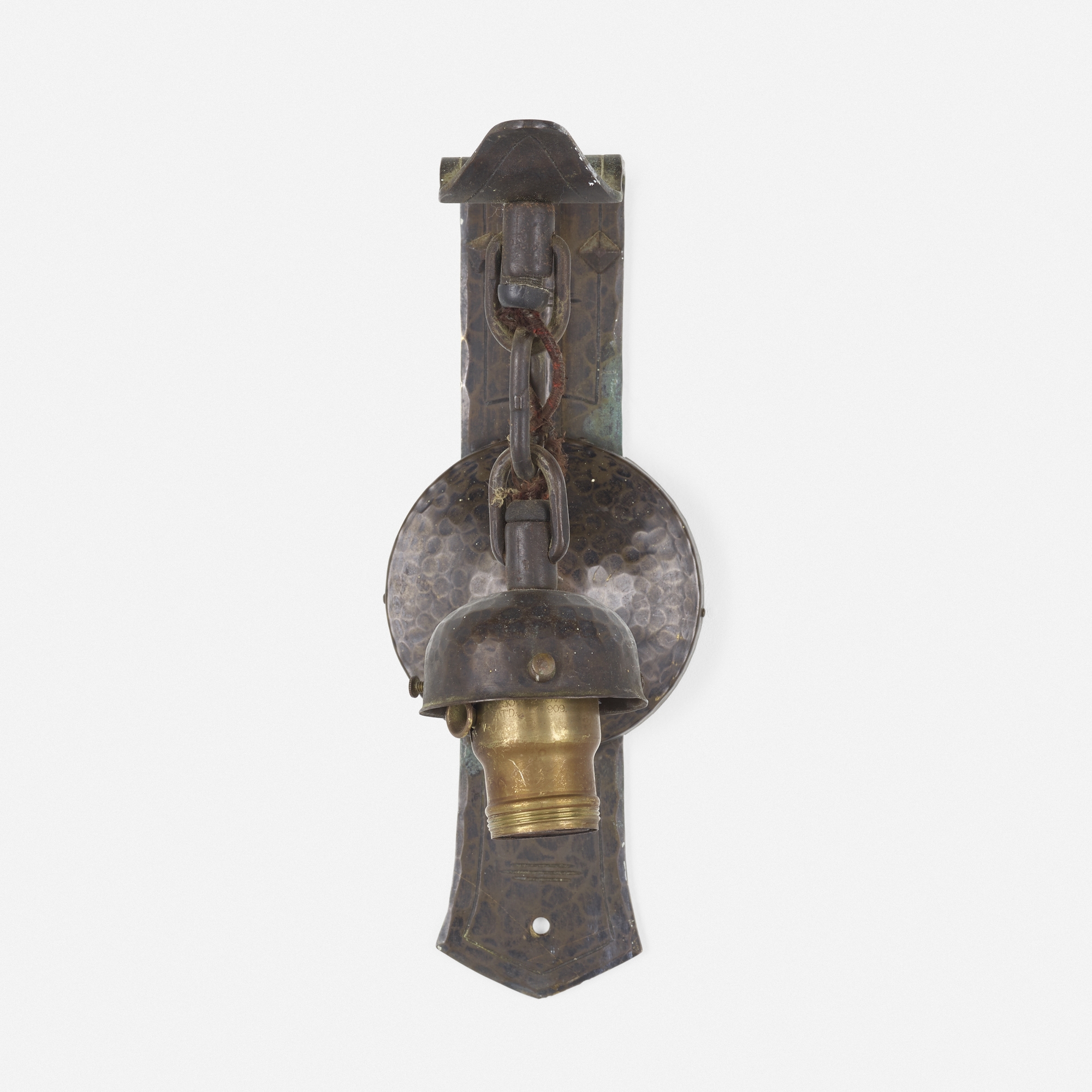 Gustav Stickley | Wall sconce brackets, set of three | MutualArt
