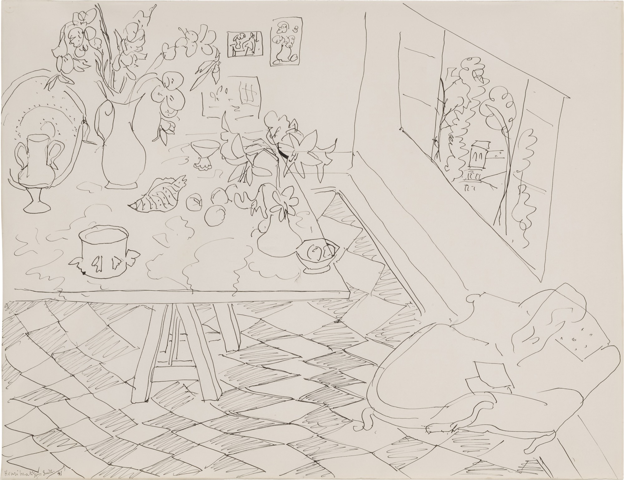 Henri Matisse | Femme accoudée (1942) | MutualArt