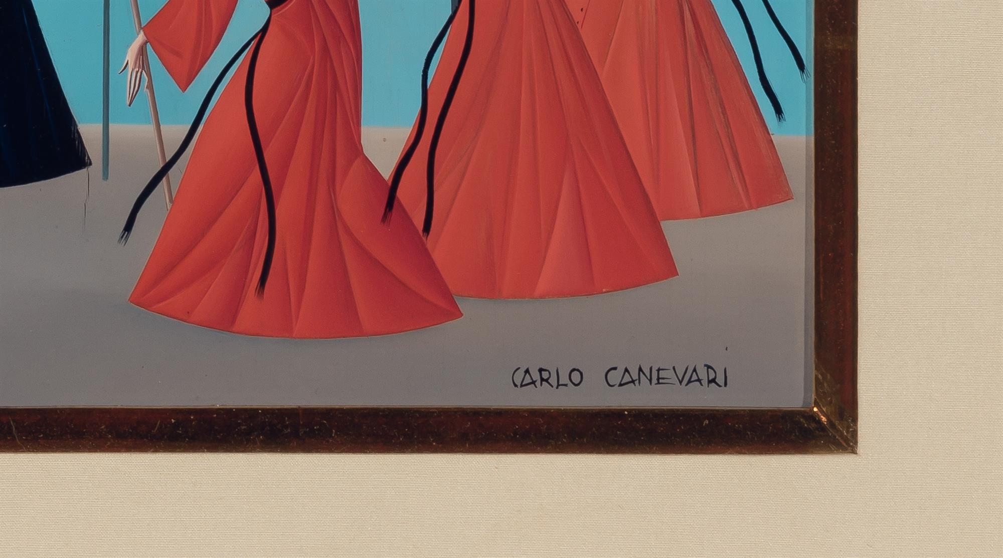 Carlo Canevari | Pole Vaulting Priest | MutualArt