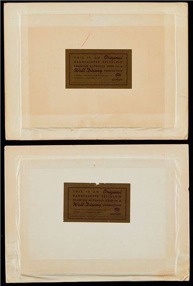 Walt Disney | Pair of Original Disney Celluloid 1955 | MutualArt