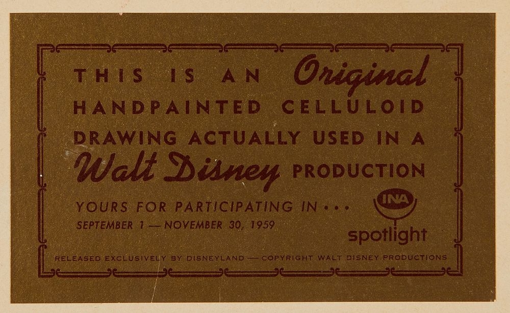 Walt Disney | Pair of Original Disney Celluloid 1955 | MutualArt