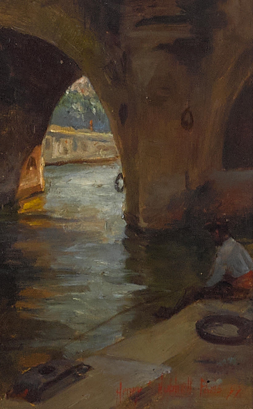 Henry Salem Hubbell | Pont Neuf, Summer Afternoon, Ile de la Cité ...