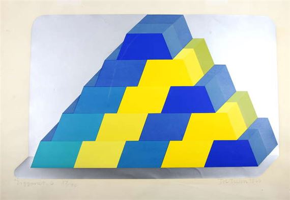 Joe Tilson | Ziggurat 6 (1966) | MutualArt