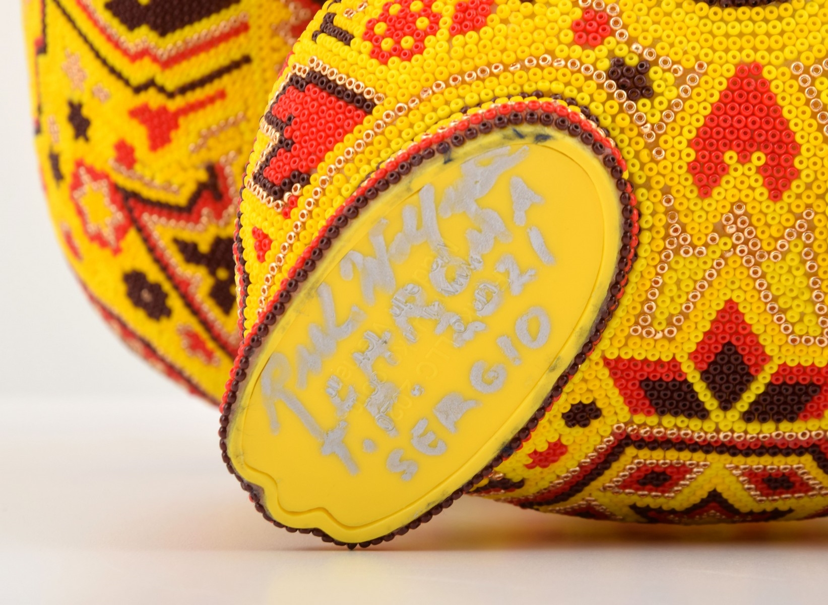 Chroma | Large CHROMA aka Huichol Bead Sculpture (2021) | MutualArt