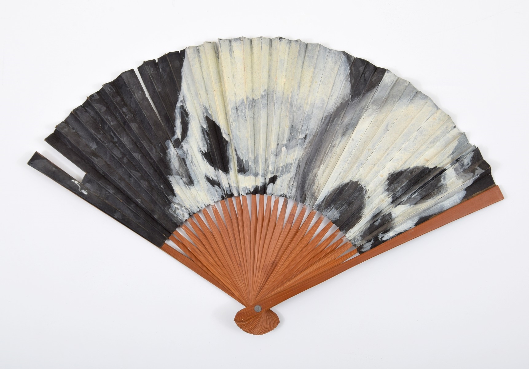 Jane Dickson | 2 Fan Paintings (1982) | MutualArt