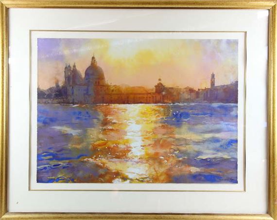 Cecil Rice | Sunset on the Salute | MutualArt