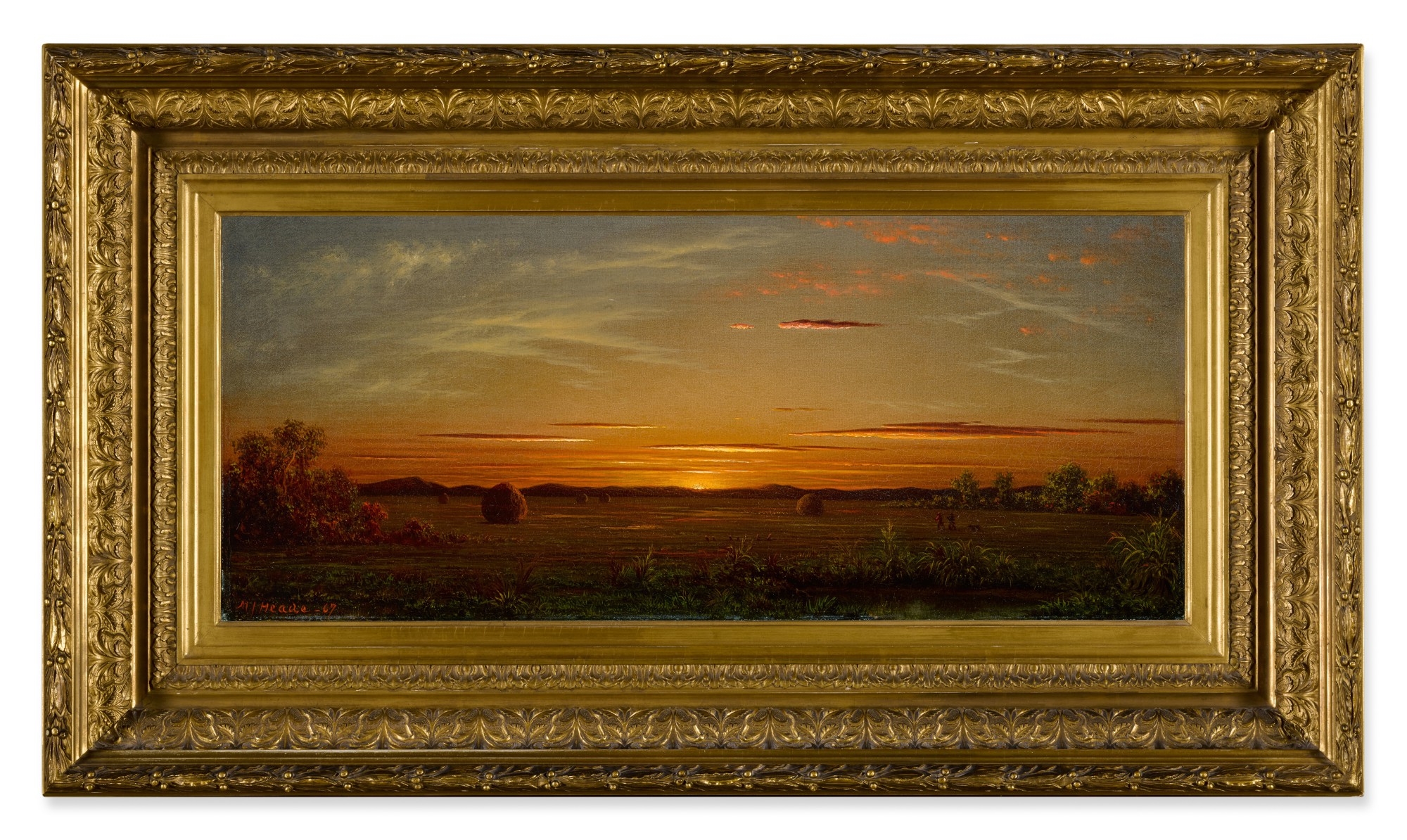 Martin Johnson Heade | Sunset: Sky and Marsh (67) | MutualArt