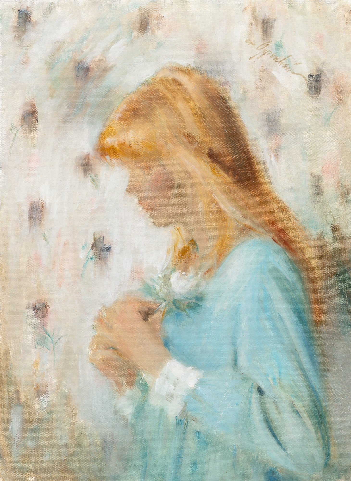 Samuel Edmund Oppenheim | Young Woman | MutualArt