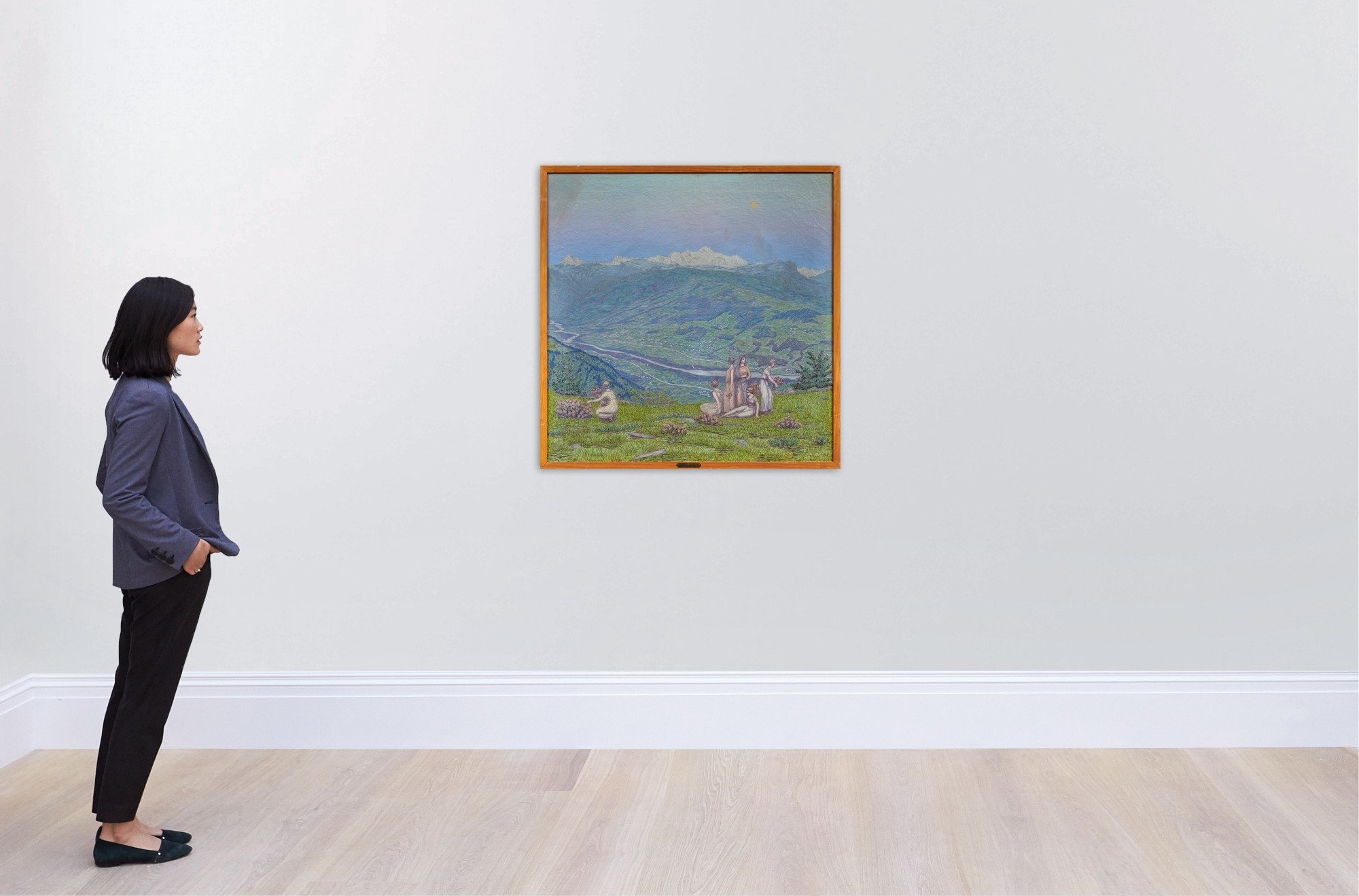 Alexandre Perrier | Mont-Blanc et promeneuses | MutualArt