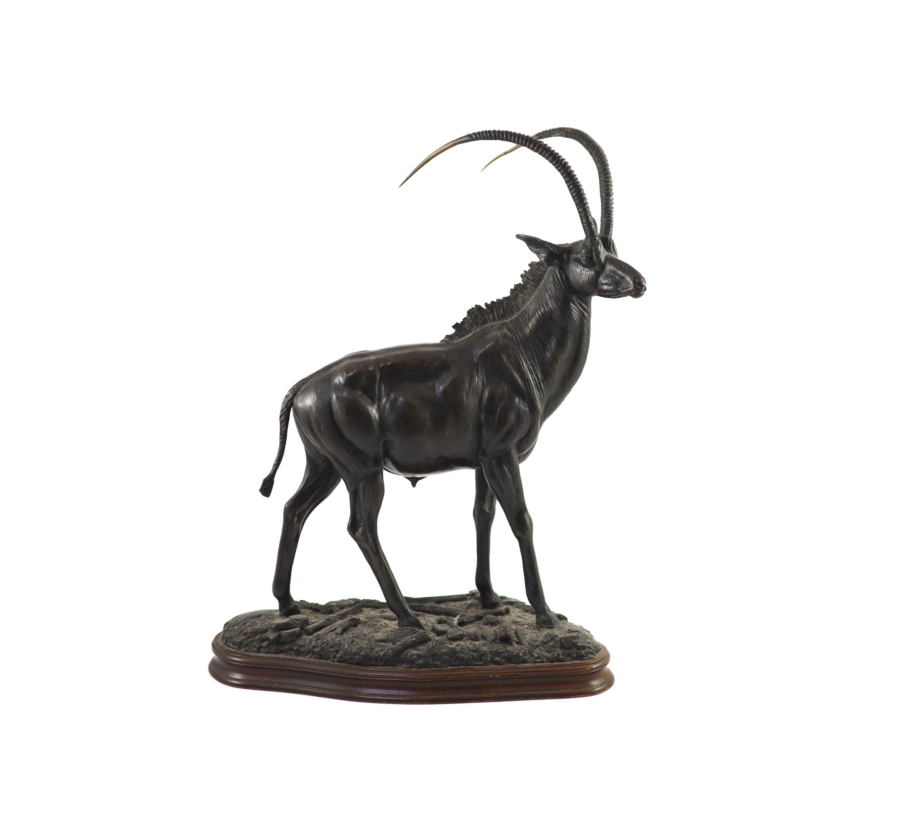 Tim Nicklin | A bronze model of a Sable antelope | MutualArt