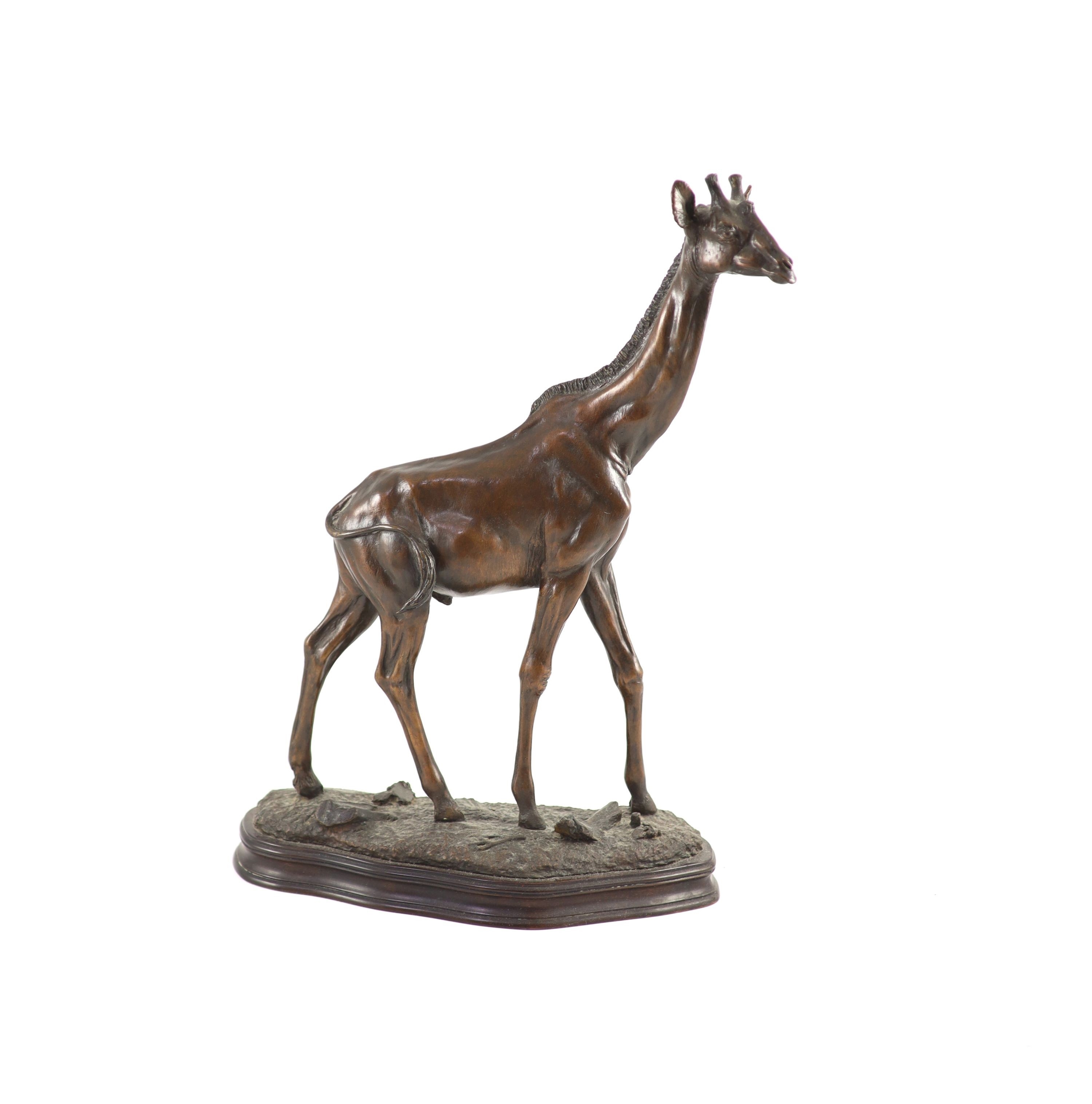 Tim Nicklin | A bronze model of a giraffe | MutualArt