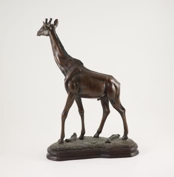 Tim Nicklin | A bronze model of a giraffe | MutualArt