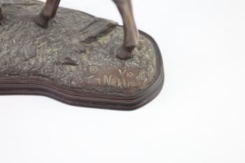 Tim Nicklin | A bronze model of a giraffe | MutualArt