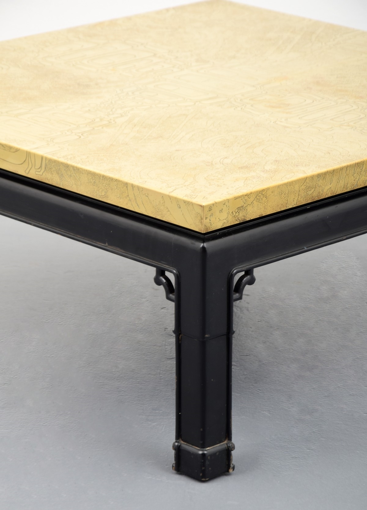 George Mathias | Etched Brass Coffee Table | MutualArt