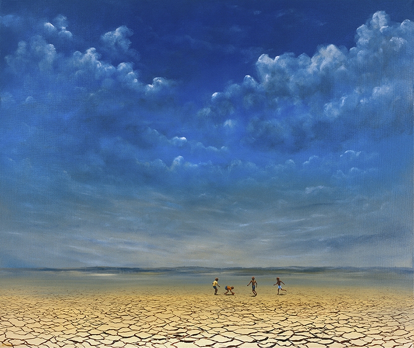 Lin Onus | Kicking Around the Claypan (1996) | MutualArt