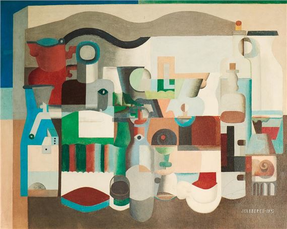 Le Corbusier | Still Life with Numerous Objects (1923) | MutualArt