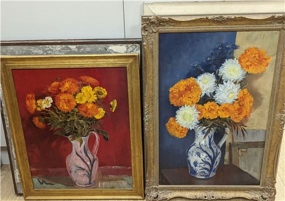 Henry J. Neave | five assorted oil still lifes | MutualArt