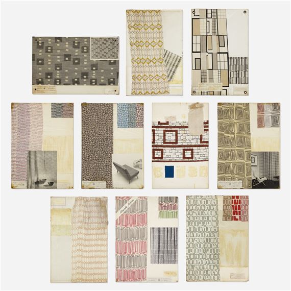 Angelo Testa | Collection of textile samples (1947 - 1952) | MutualArt