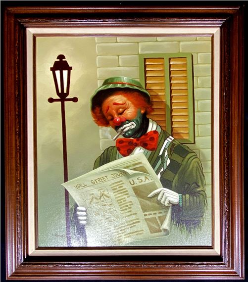 Michael Grow Hoppin | Emmet Kelly as Weary Willie | MutualArt
