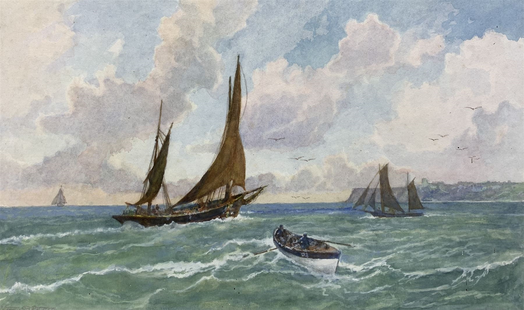 Nathan Stanley Brown | Lowestoft Trawlers North Bay Scarborough' and ...