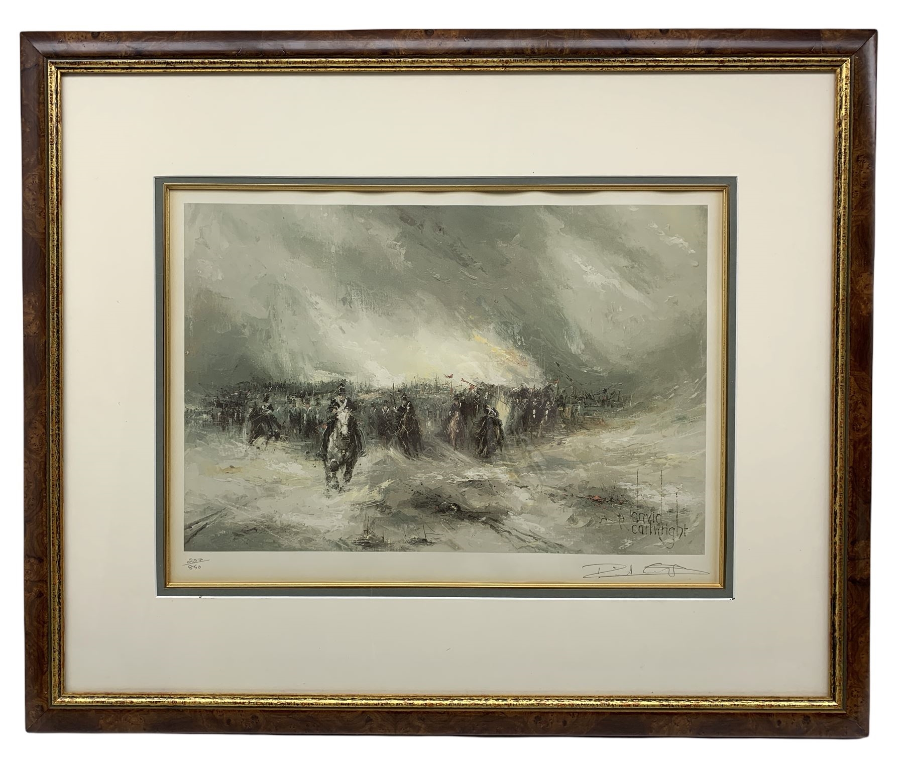 David Cartwright | Scots Greys Charge' and Napoleonic Battle Scenes ...