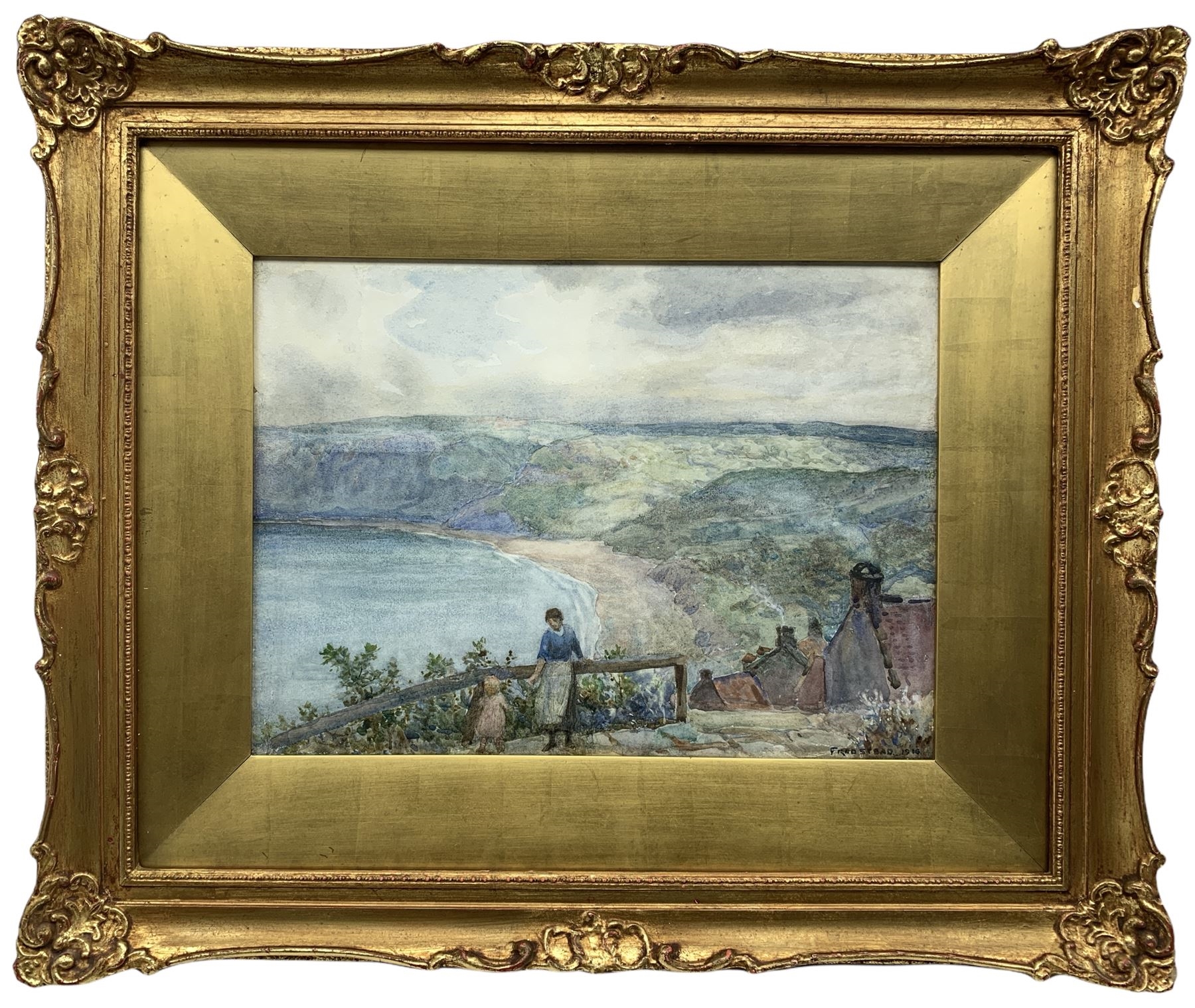 Frederick Stead | Robin Hoods Bay (1916) | MutualArt