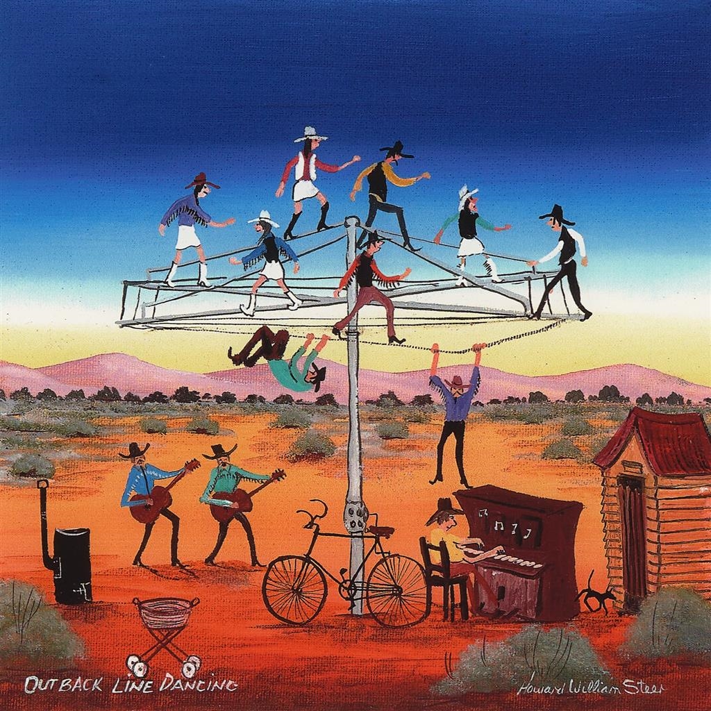 Howard William Steer | Outback Line Dancing | MutualArt