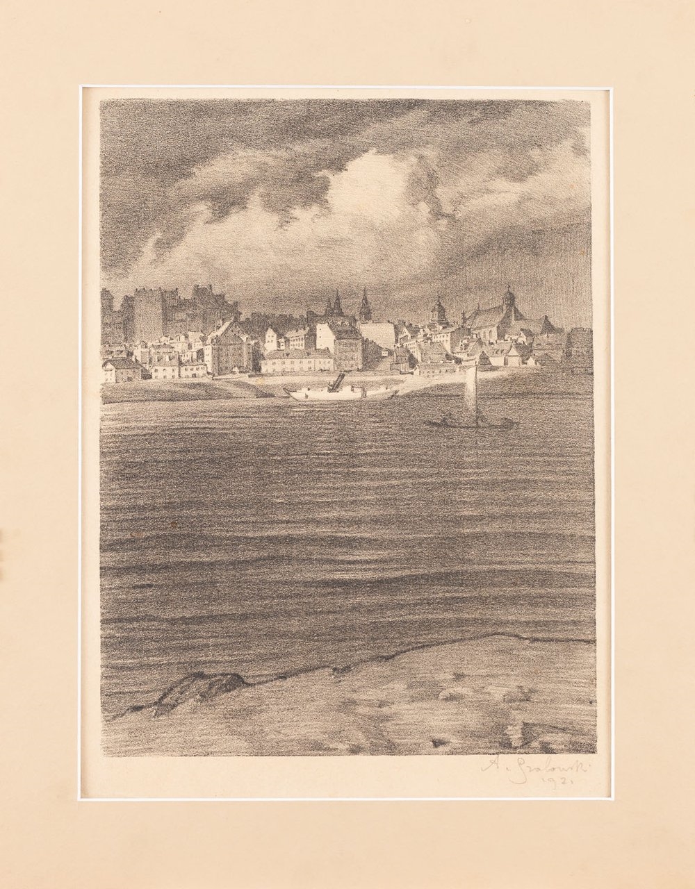 Adam Grabowski | from the Widoki Warszawy portfolio (1921) | MutualArt
