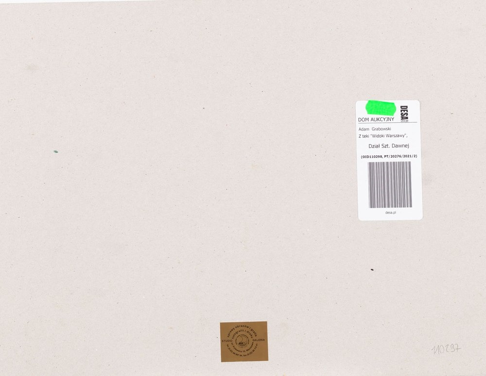 Adam Grabowski | from the Widoki Warszawy portfolio (1921) | MutualArt