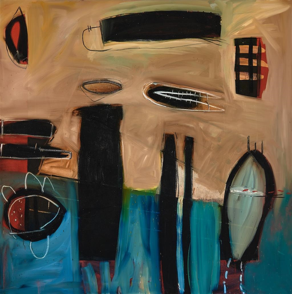 Susan Gill | Two Black Sticks (1998) | MutualArt